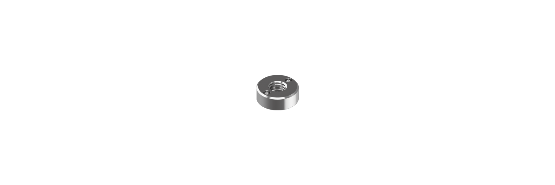 Stainless steel two-hole nuts DIN 547