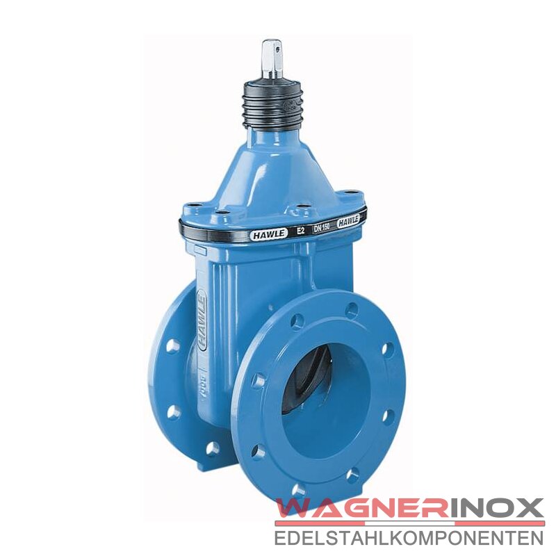 Flanschkeilschieber HAWLE 4010 E3 mit Flanschen PN25