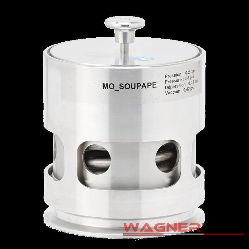 Definox Überdruck- / Vakuumventil Anschluss Clamp BS 4825 2" 2,8 bar ...