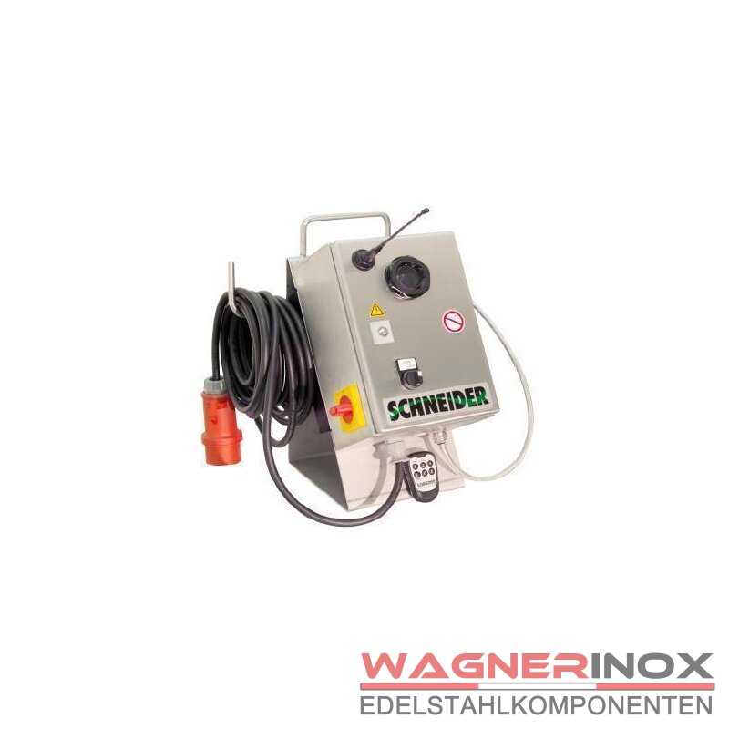 Frequenzumformer 7,5 KW mit Funkfernschaltung und Niro Tragegestell, 3. ...