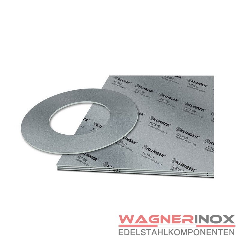 Flachdichtung für Flansche DN50 PN10 KLINGER Graphit SLS 107x61x2, 5,64